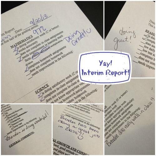 new school interim report – Moments With Mandi