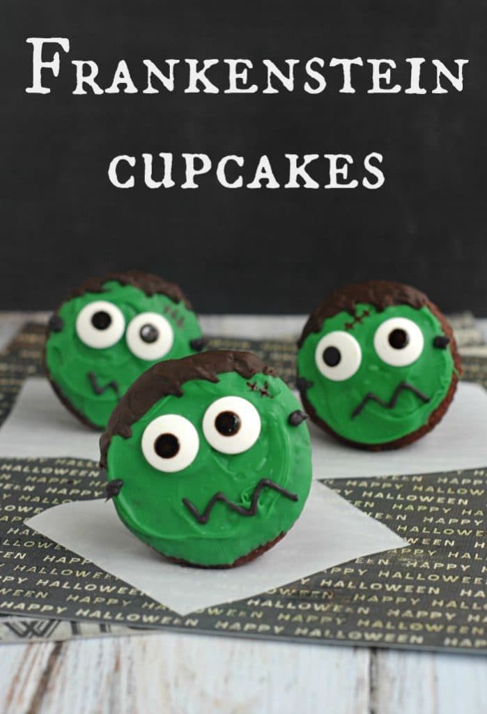 Frankenstein Cupcakes – Moments With Mandi