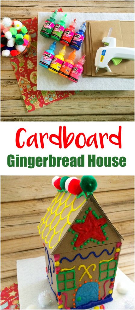 Make Your Own Cardboard Gingerbread House – Moments With Mandi
