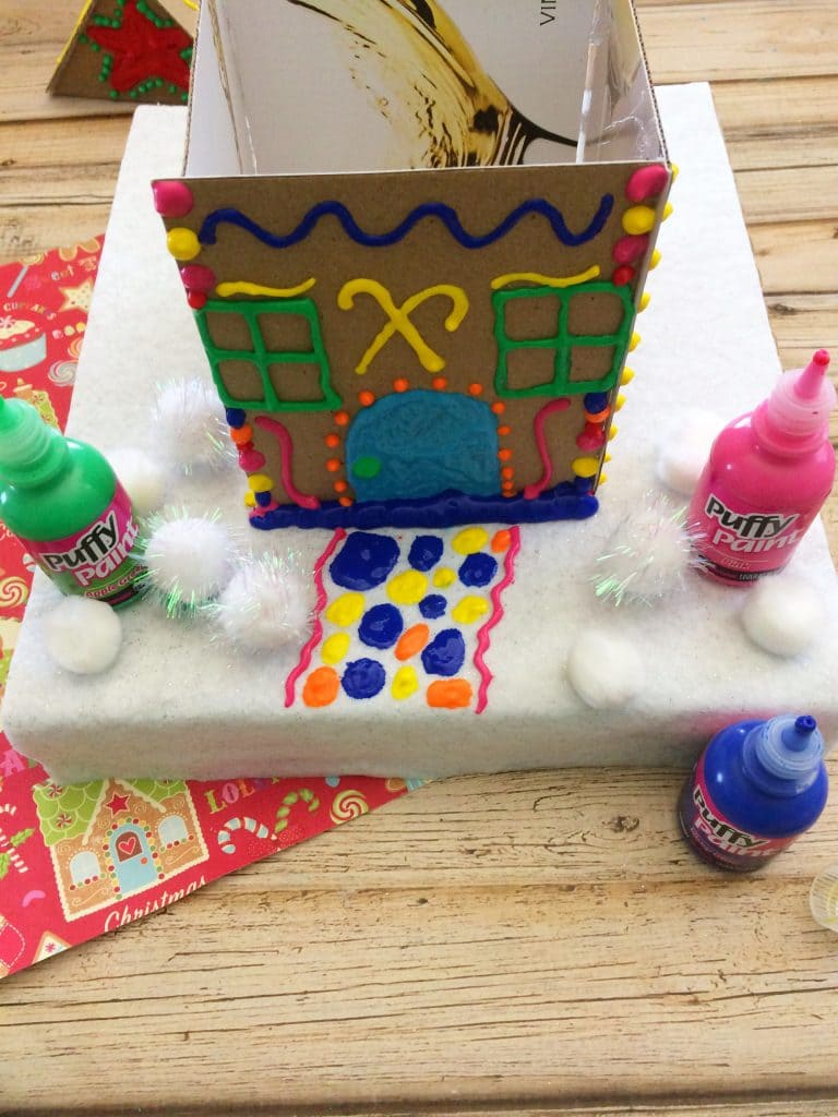 Make Your Own Cardboard Gingerbread House – Moments With Mandi