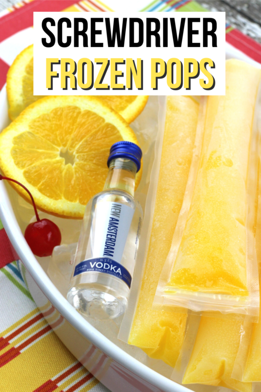 Screwdriver Pops with Orange Juice and Vodka – Moments With Mandi